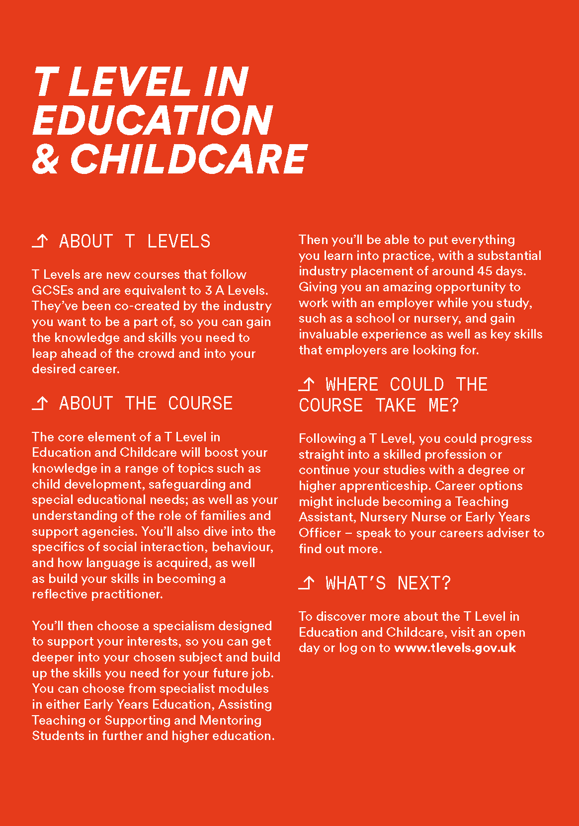 Course Detail - Furness College, Cumbria