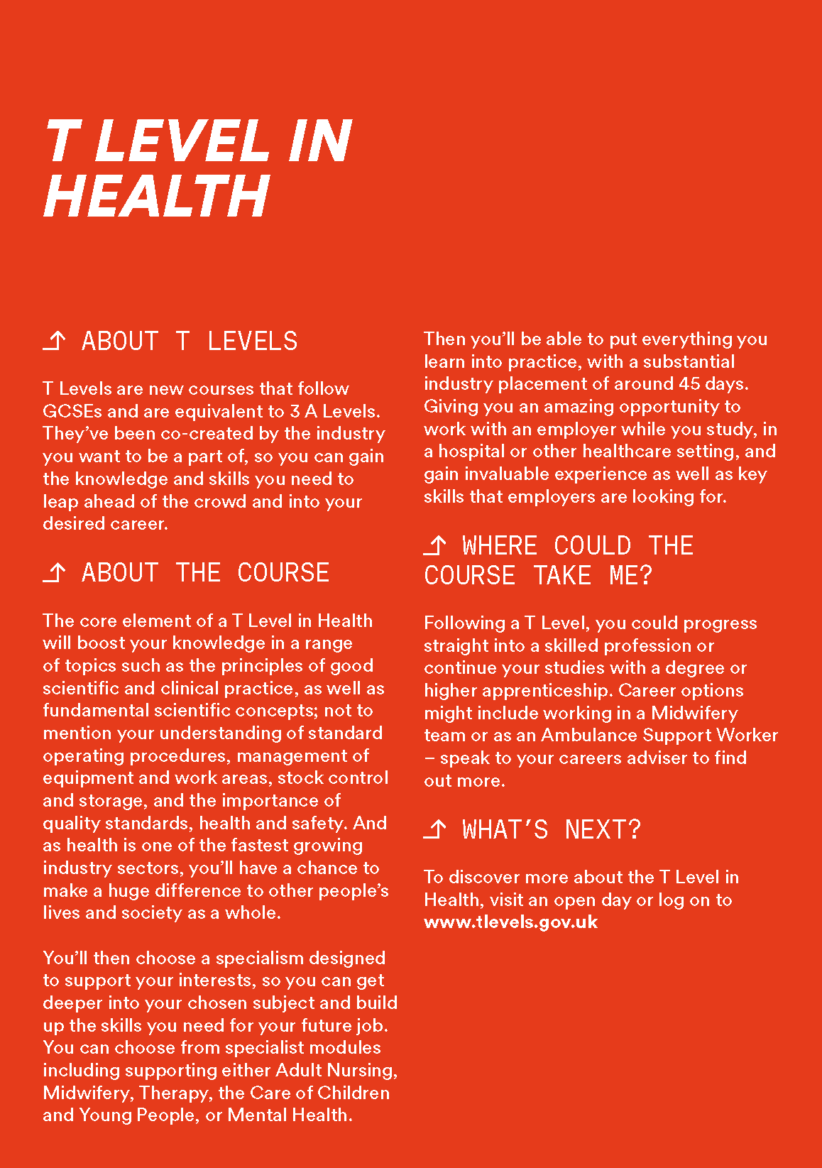 Course Detail - Furness College, Cumbria
